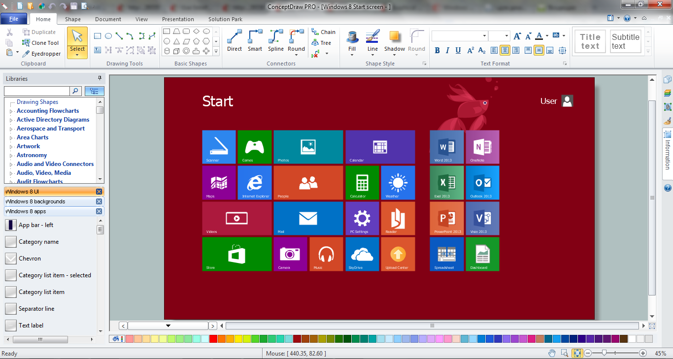 Graphical User Interface Examples