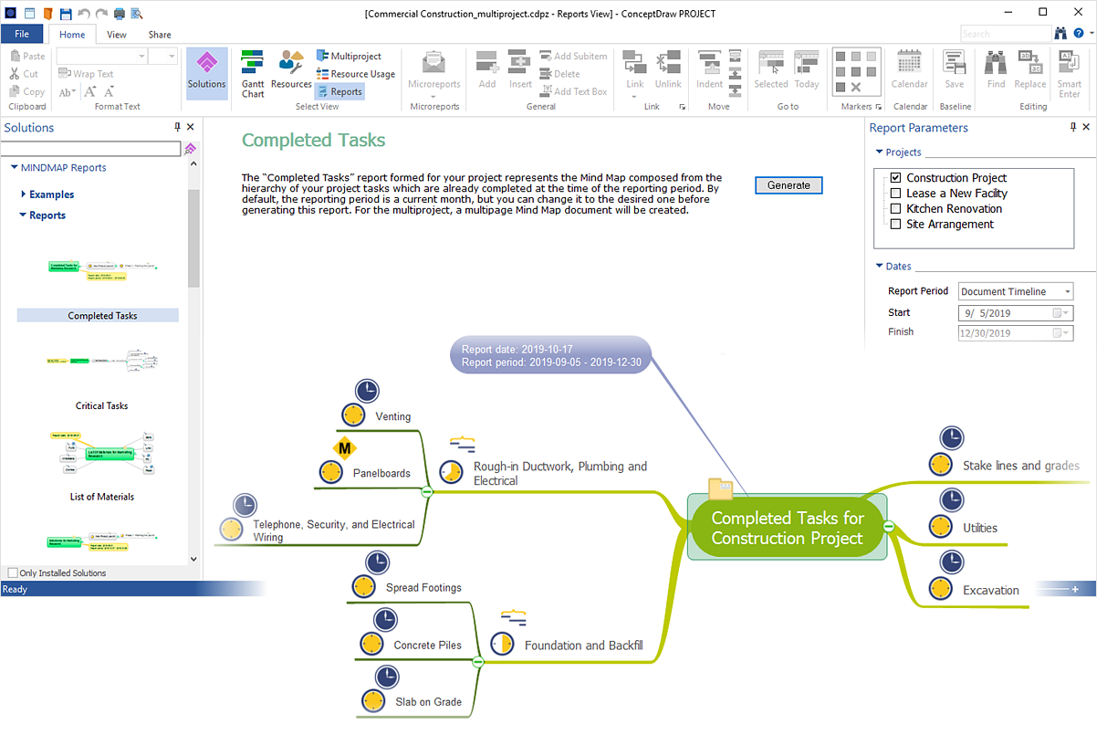 INGYRE — Exports, Reports, Dashboards and Diagrams | ConceptDraw