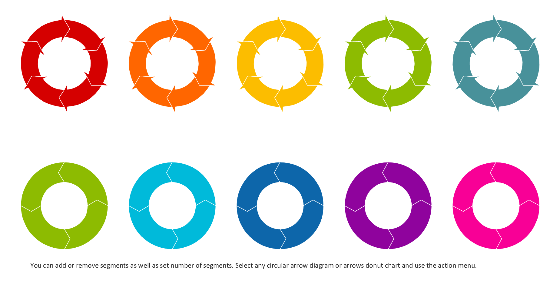 Visio Circular Arrows Template